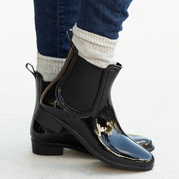 Shoes | New Waterproof Chelsea Rain Boot Ankle Booties | Poshmark